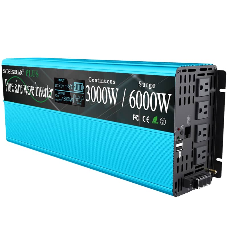 Inversor onda pura 3000w 12v – Solar Shop